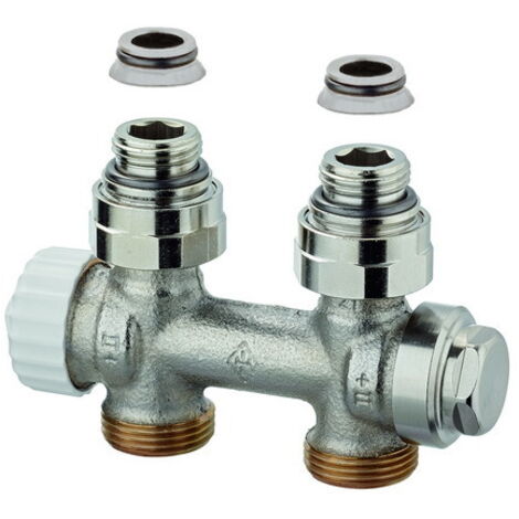 Heimeier Multilux Durchgang f r unteren Zweipunktanschluss mit Voreinstellung 3850-02.000