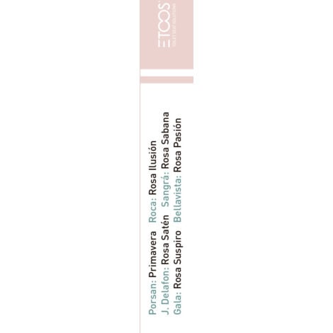 ETOOS 02007009 LORENTINA Tapa WC Roca Color Rosa Ilusión - ref: 02007009