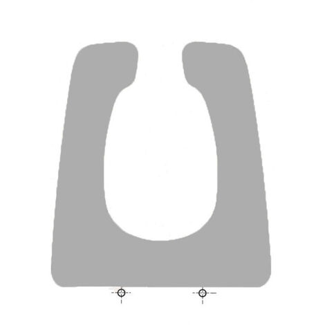 ETOOS 02019009 CARENA Tapa WC Herradura Roca Color Rosa Ilusión - ref ...