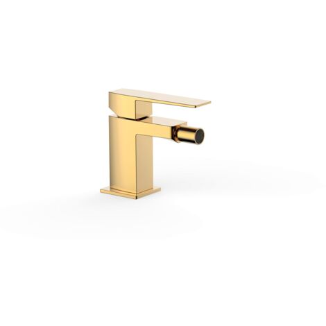 TRES 20212001OR SLIM Grifo Monomando para Bidé Color Oro 24K - ref ...