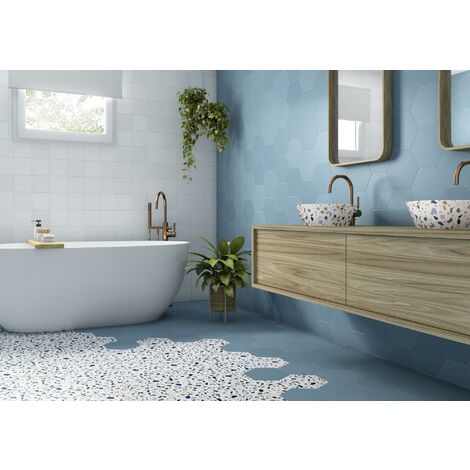 DUNE 188621 TERRAZO Lavabo de Sobreencimera 35x35x12 cm - ref: 188621