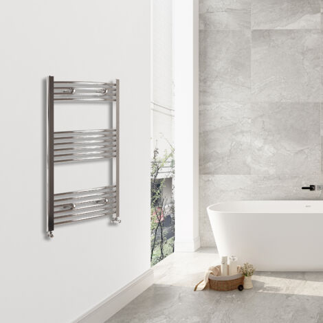Chrome Camber Bathroom Towel Radiator Modern Design 1000x500mm