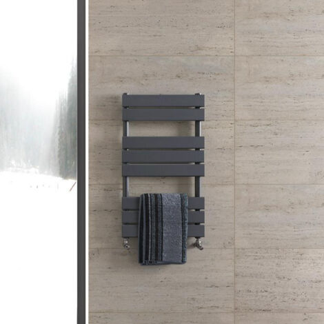 Biubiubath Flat Panel Towel Rail Radiator 800x450mm Anthracite