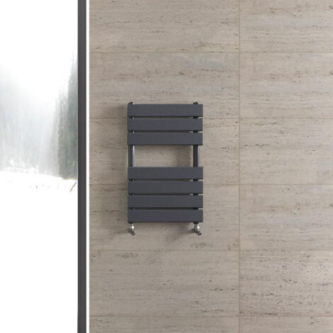 Biubiubath Flat Panel Towel Rail Radiator 650x400mm Anthracite