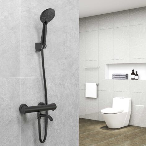 Biubiubath Bathrooms 3-spray pattern Wall Mounted Thermostatic Shower ...