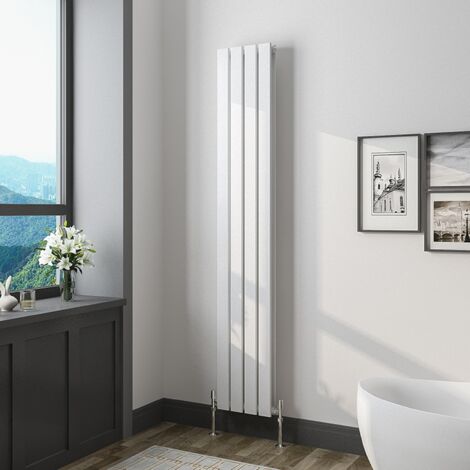 Flat Panel Radiator 1600x272mm Vertical Double Tall Upright Central ...
