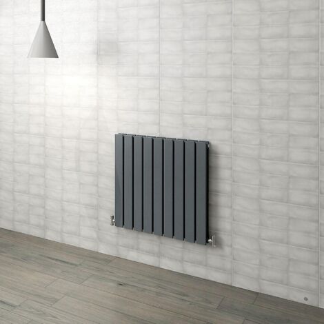 Flat Panel Radiator 600x612mm Horizontal Double Tall Upright Central ...