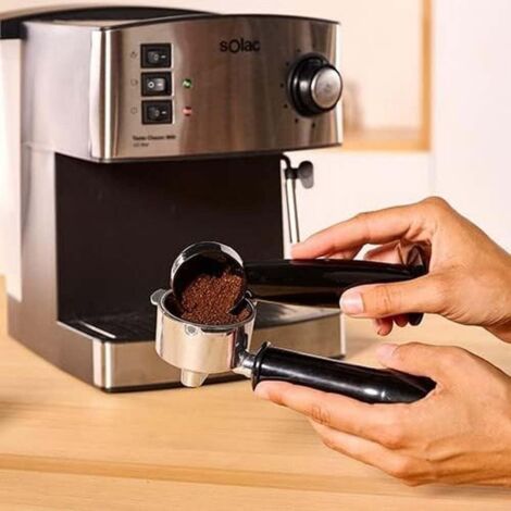 CAFETERA EXPRESS SOLAC CE4483 20BAR INOX TASTE CLA