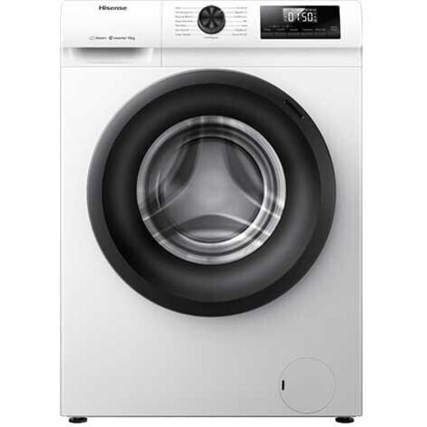 Lavadora 10KG 1400RPM Hisense WF1Q1041BW Vapor Blanco A-10%