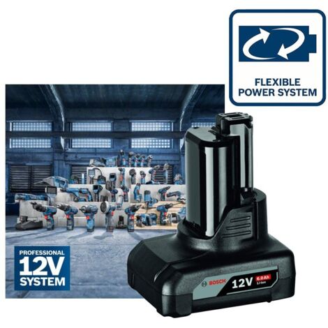 Bosch Batterie 12V bar batterie Li-ion avec ECP et 6.0 Ah
