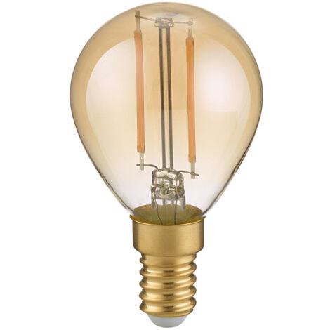 E14 Filament LED, 4 Watt, 400 Lumen, warmweiß, Ø4,5cm, 3 Stufen Dimmer