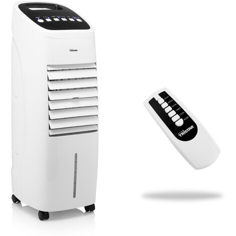 Standventilator mit Wasserkühlung Fernbedienung Timer - Wassertank 9 Liter