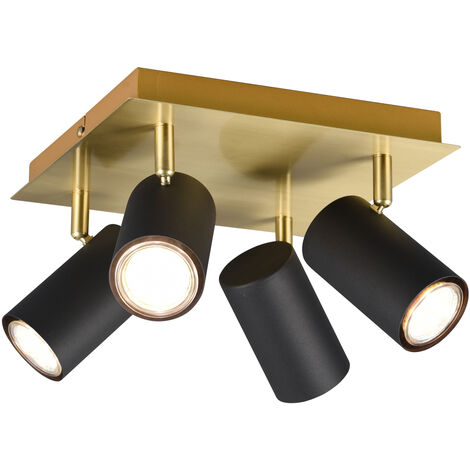 Erstaunlich Deckenstrahler Schwarz Gold Bilder