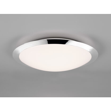 LED Deckenleuchte UMBERTO in Chrom Ø 42cm, IP44 - Badlampen