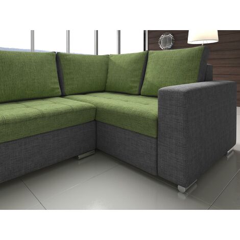 FURNIX Polstercouch LEONCIO in U-form mit Bettkasten & Schlauffunktion ...