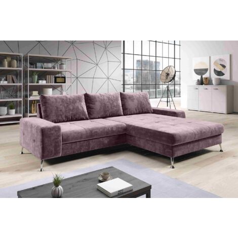 FURNIX Sofa BOYLE Eckcouch L-Form Couch Schlafsofa mit Schlaffunktion ...
