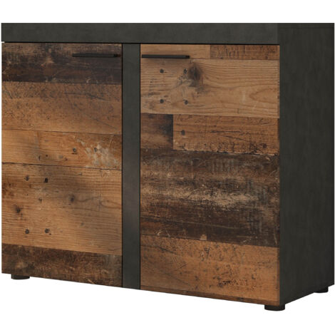 Furnix Kommode für Wohnzimmer 2-türige Anrichte Marcuss 2F Old Style Matera