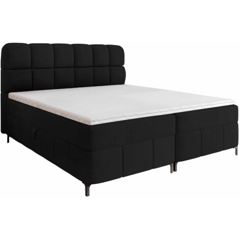 Bett 120x200 Schwarz