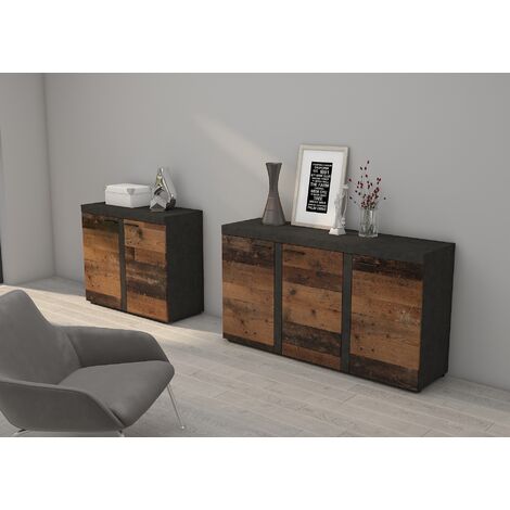 Furnix Wohnzimmerkommode RIVAY 3F Anrichte 3-türig Old Style Matera
