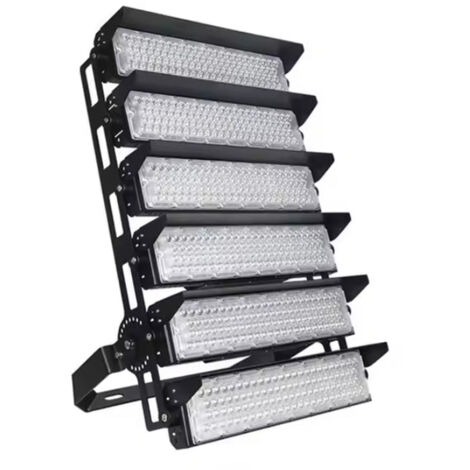 Projecteur LED Puissant Industriel 1500W 170lm/W IP66 Noir Orientable ...