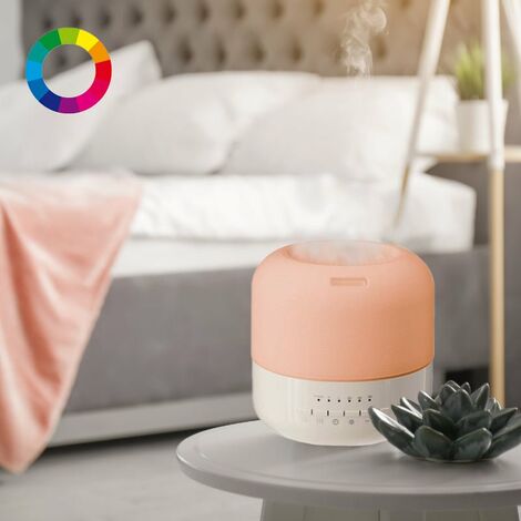 Diffuseur Huiles Essentielles 400ml Couleur Changeante Blanc - SILUMEN