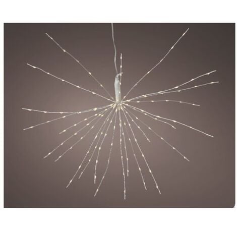 Kaemingk Decoro Lumineo Ramo Micro Led con Giochi Luce Silver