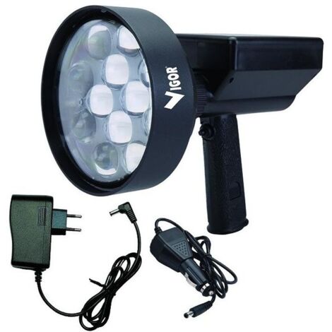 Vigor Faro Led Ricaricabili Censimento Notturno 36W