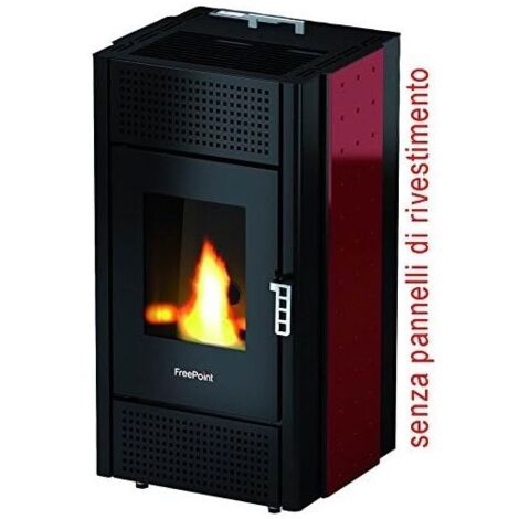 Freepoint Fianco Stufe Modello Pretty Smalto Rosso