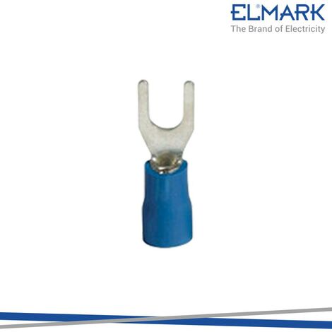 TERMINALI A FORCELLA ISOLATI BLISTER SVS 2-5 BLUE 100PZ