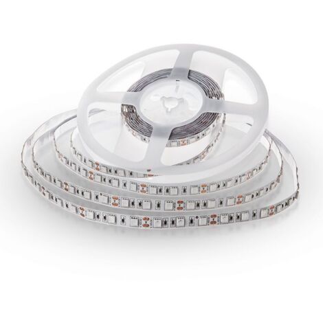 LED STRISCIA 5050 - 60 LEDS 12V IP20 RGB + BIANCO NATURALE A++ 3000K ...