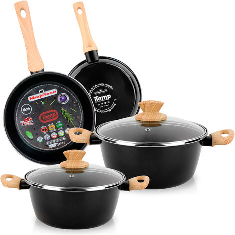 Set de casseroles et poeles induction Magefesa Orbe 6 pieces design ...