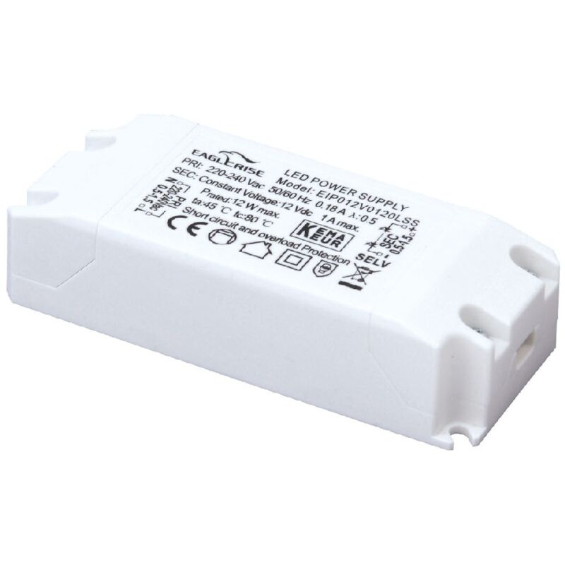 alimentation led - 12v dc - 12w - 1a - précâblée - aric 52029