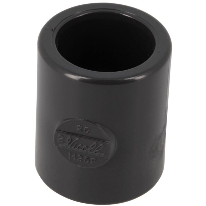 manchon pvc pression - femelle / femelle - diamètre 25 mm - nicoll um25f
