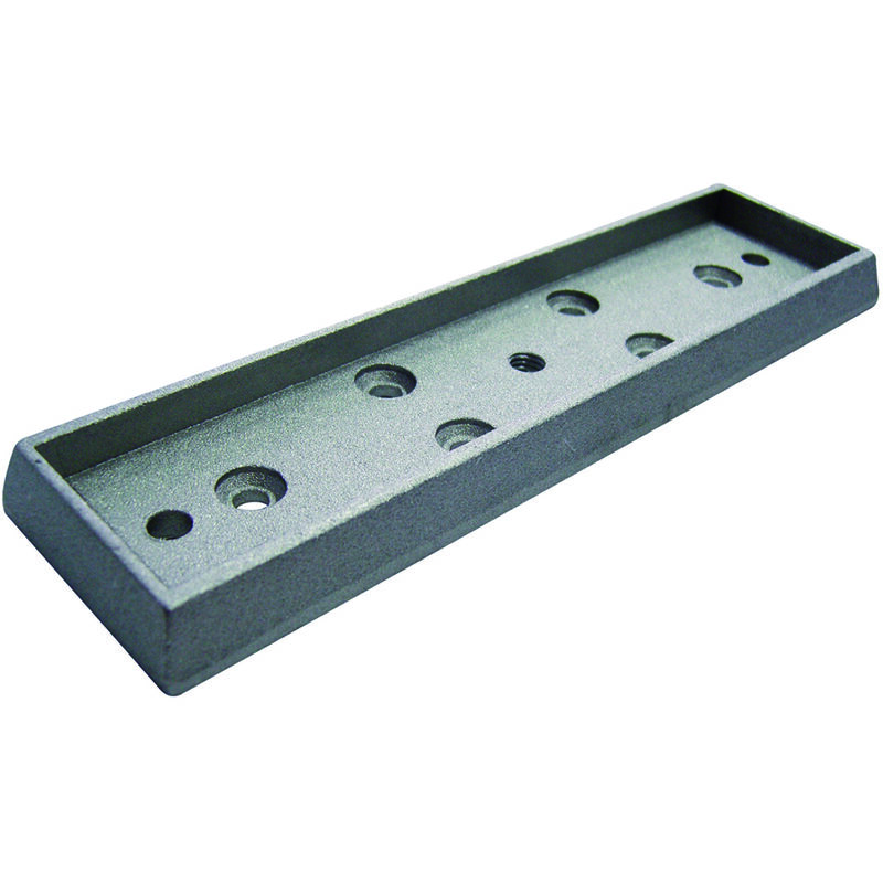 accessoire de fixation - pour contreplaque 300kg - aluminium - gris ...