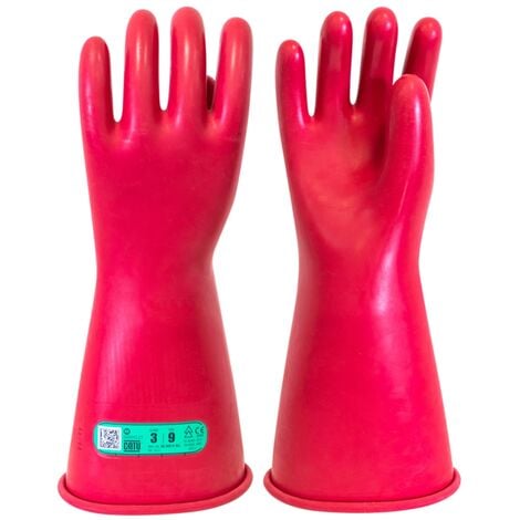 gants isolants en latex - cei - classe 3 - taille 11 - catu cg-3-11-nr