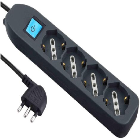MULTIPRESA 4P BIP/SCH + INT. NERA FIG.8