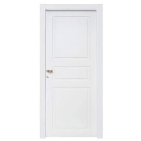 PORTA MOD. BUGNA LACCATO BIANCO CM. 210X80 S/MANIGLIE