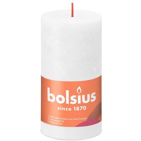 BOLSIUS Rustic Cloudy White 130/68