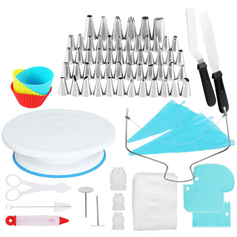 EINFEBEN 106 pieces Kit D'outils De Decoration De Gateau Cuisson Platine Spatule DIY Gateau ...