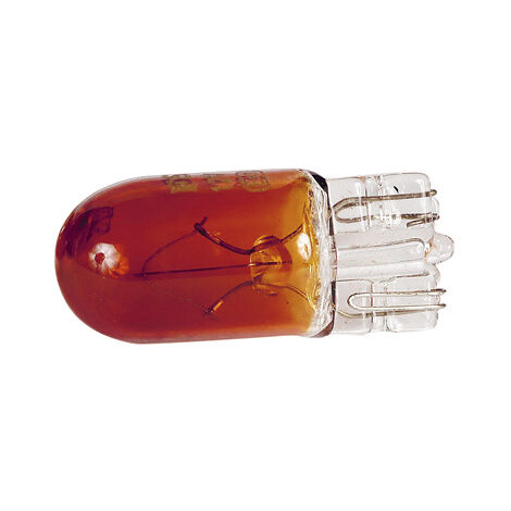 Ampoule wedge 12V. 5w. T10 w2.1x9.5d ambrée 2 pièces