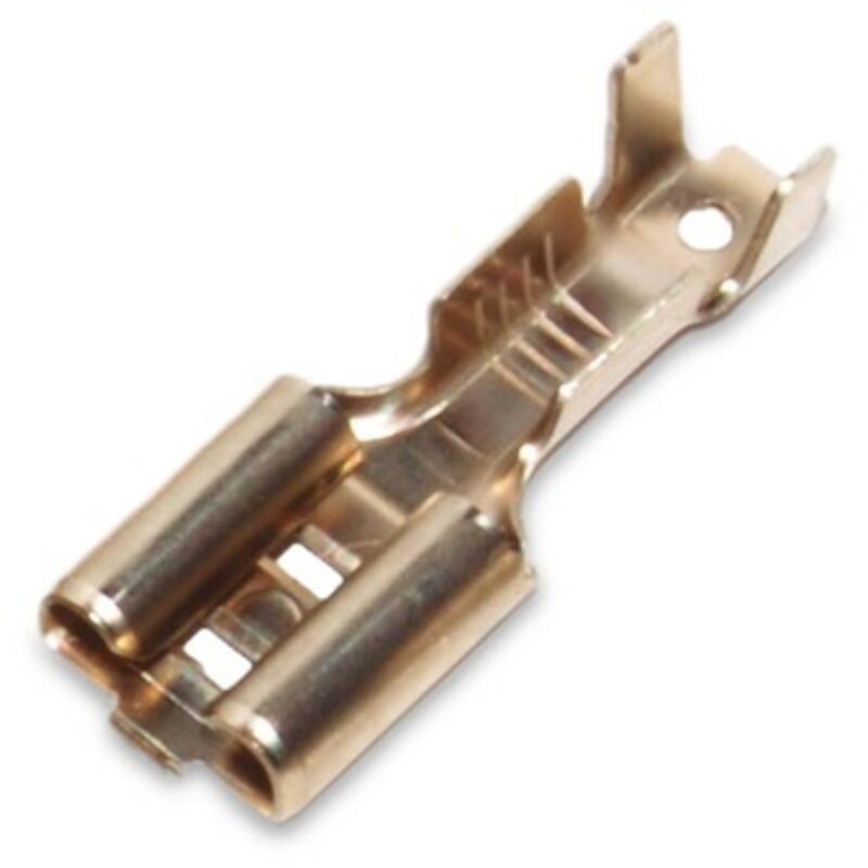 Terminal faston hembra 4.1x16x6.6mm 50 uds