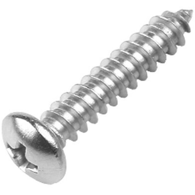 Tornillo de rosca chapa TOLSEN 3.5x25mm, cabeza plana, rosca Phillips ...