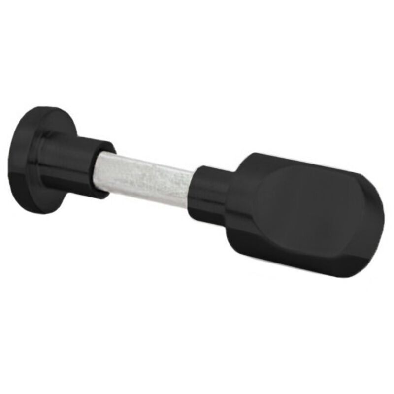 Muletilla Redonda 89mm Negro Inther, diámetro 18mm, diseño compacto y ...