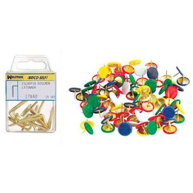 Chinchetas Esmaltadas Azules, 35 unidades