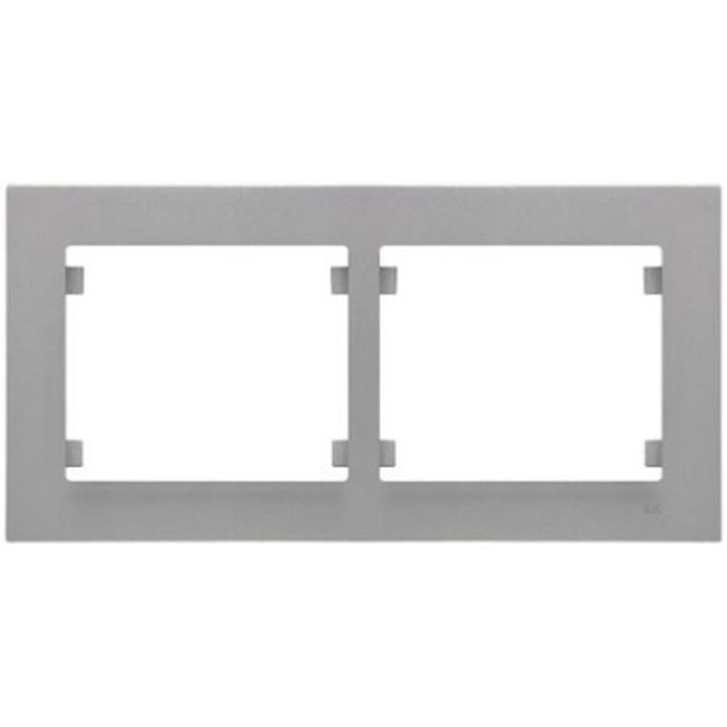 IRIS PLUS Marco 2 elementos horizontal aluminio mercurio BJC 18012-MA