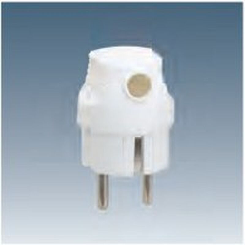 SIMON 10451-31 Clavija aérea schuko 2P+TT blanca 16A 250V