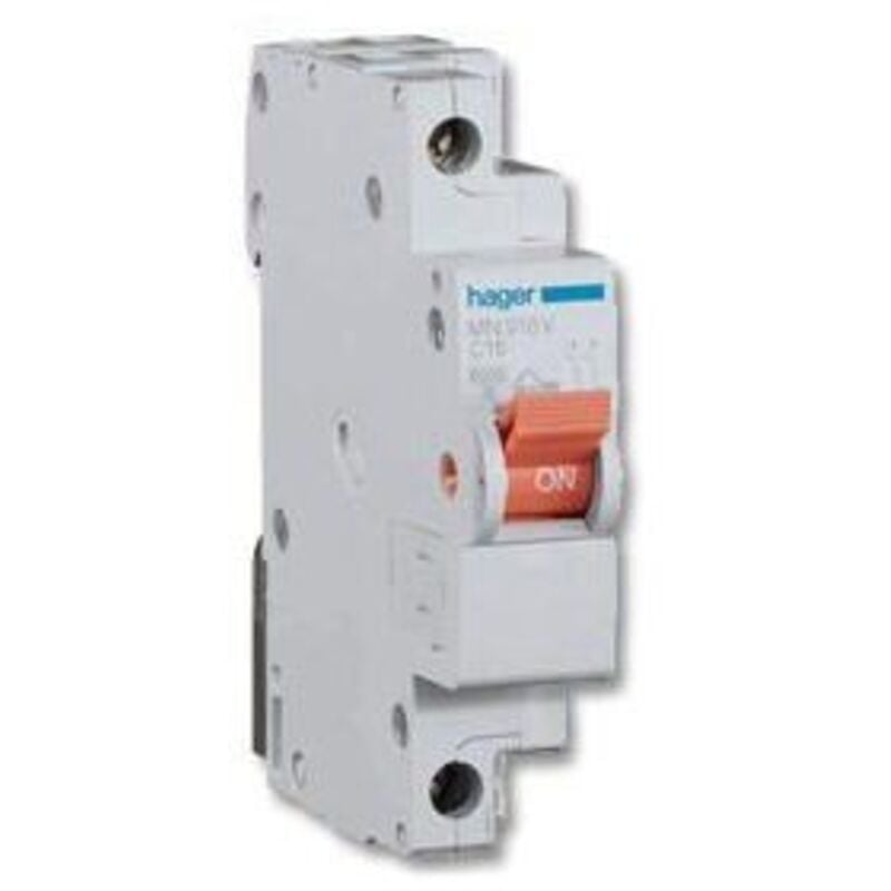 HAGER MN925V Interruptor automático MN 1P+N 25A curva C