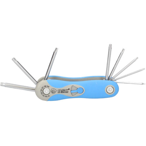 Set 8 llaves torx de T9 a T40