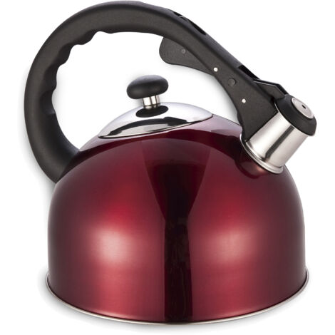 Tetera inox supreme 3,0 litros roja