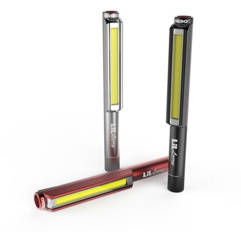 Linterna lil larry base magnética clip nebo